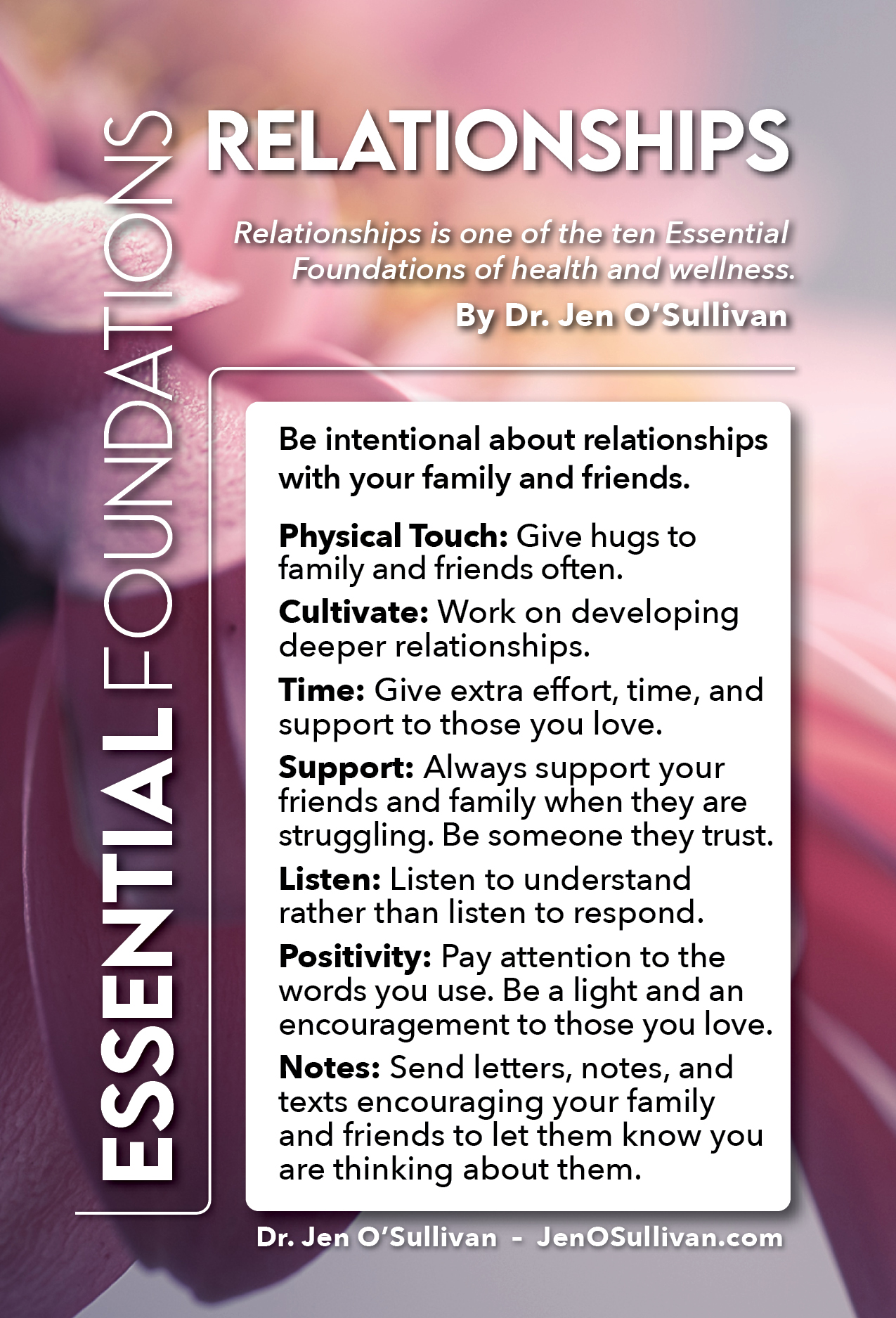 Relationships – Essential Foundation of Health